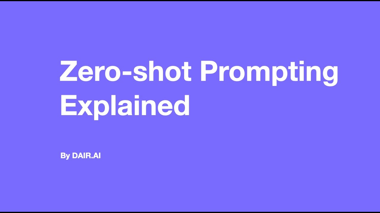 Prompting Techniques-Zero-shot Prompting(零樣本提示) - 提示詞工程 (Prompt Engineering) - AI Community - Forum